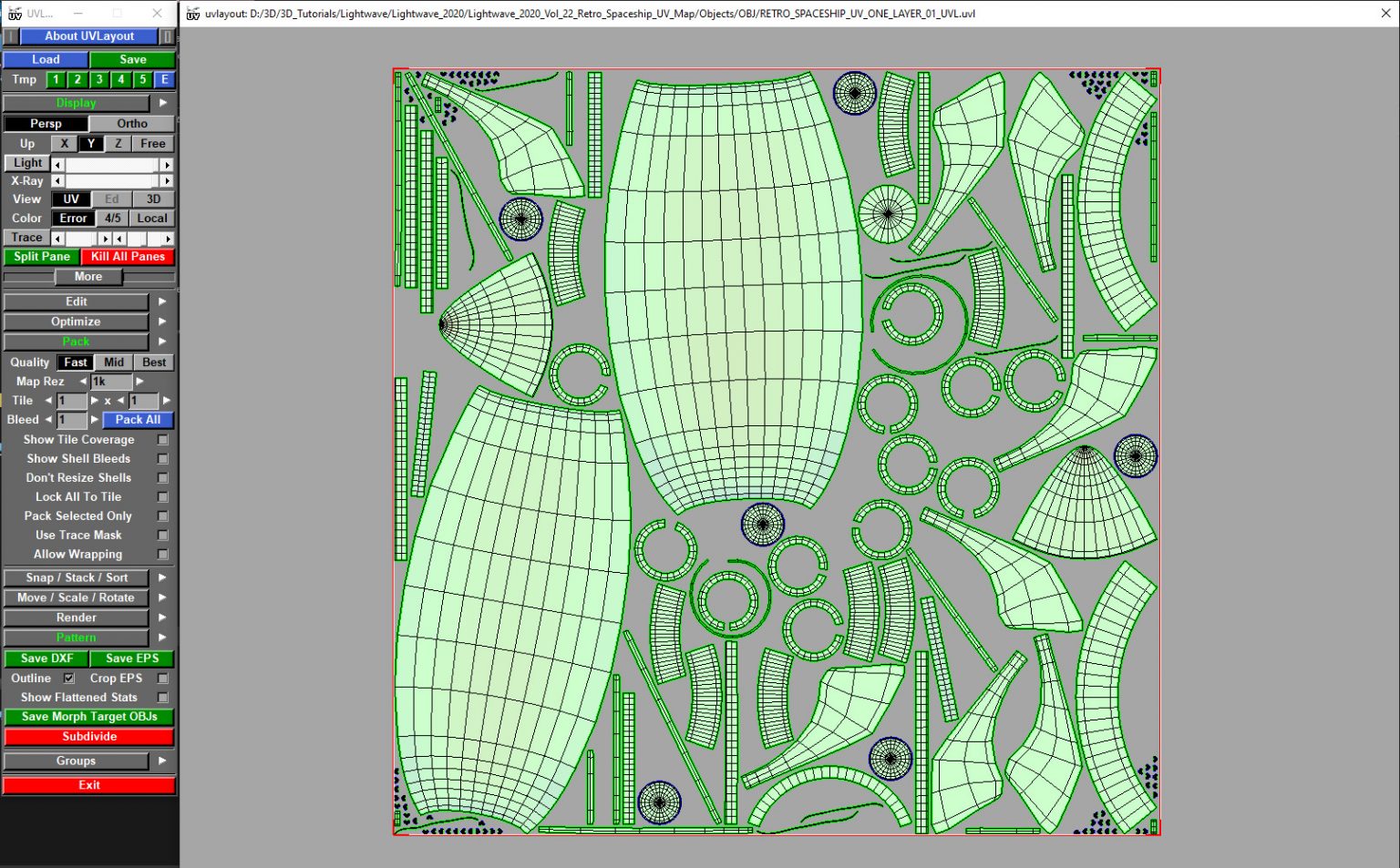 LightWave 2020- Volume #22- Retro Spacecraft UV Mapping – Liberty3D.com